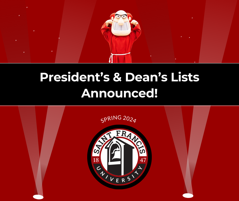 Spring 2024 President's & Dean's Lists Announced | Saint Francis University